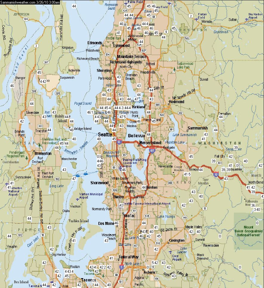 Sammamish, WA Weather - Seattle Area Weather